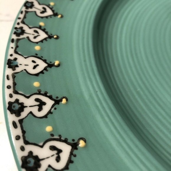 Anthropologie | Kitchen | Anthropologie Elka Painted 5 Dinner Plate ...